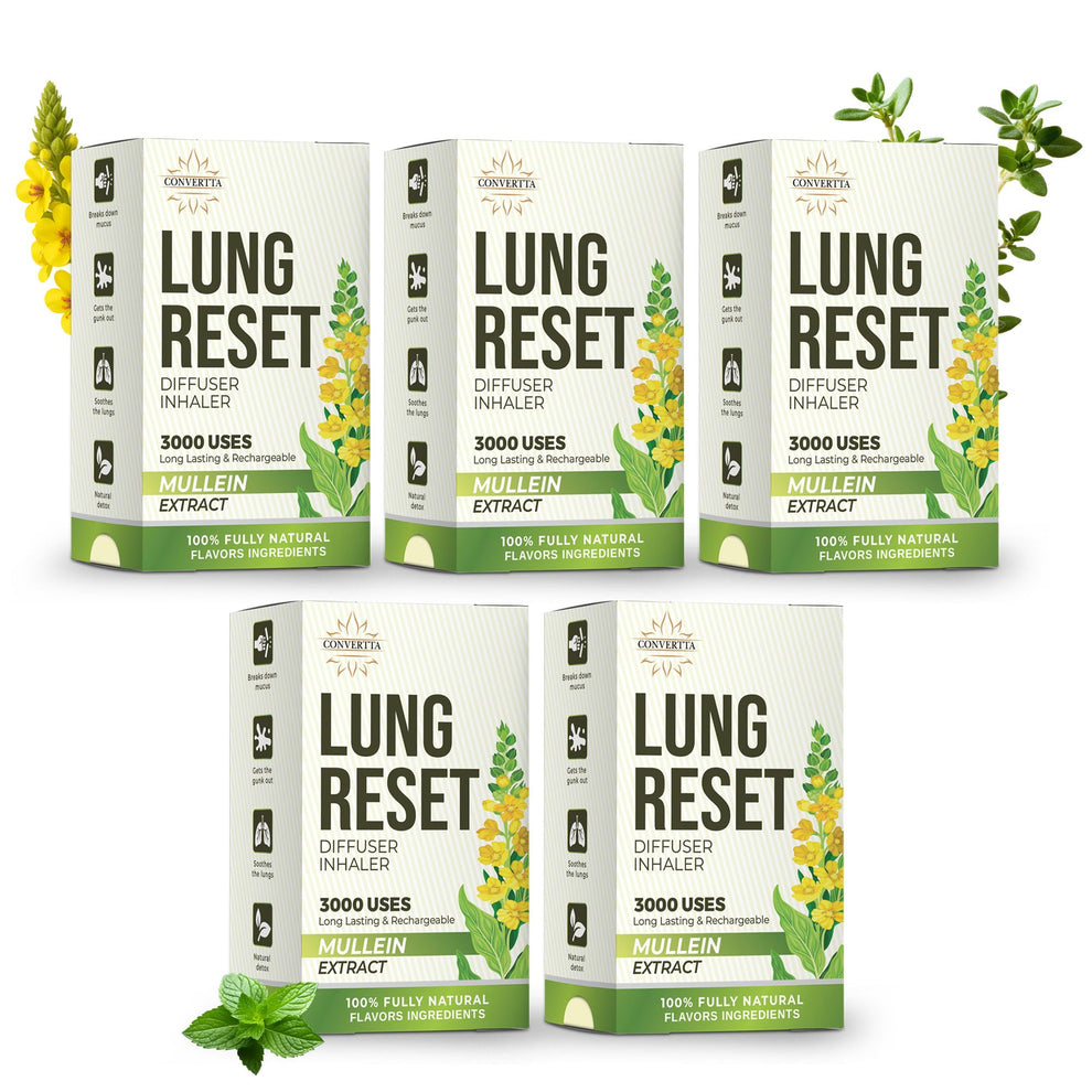 Lung Detox Rechargeable Mullein Diffuser Pen | Natural Mullein Leaf ...